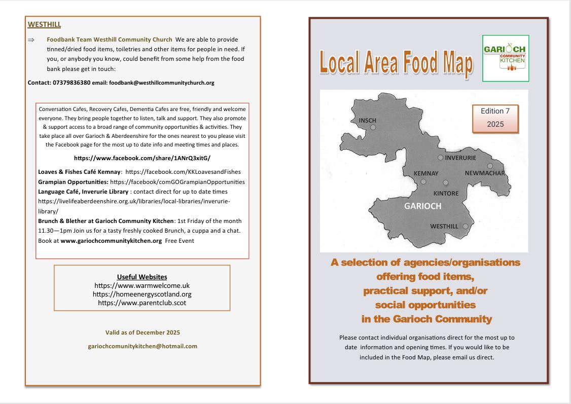 Local Area Food Map | Garioch Community Kitchen